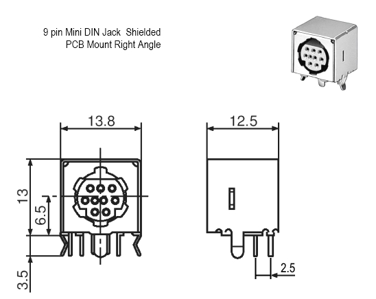 anybody know where i can get a replacement 9-pin circular connector ...